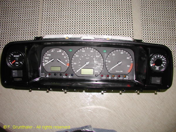 Frank G.’s modified instrument cluster | shooftie